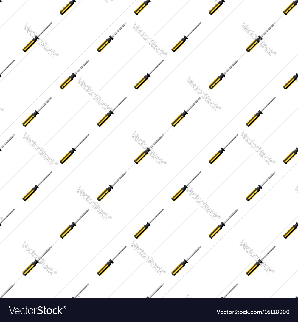 Screwdriver pattern Royalty Free Vector Image - VectorStock