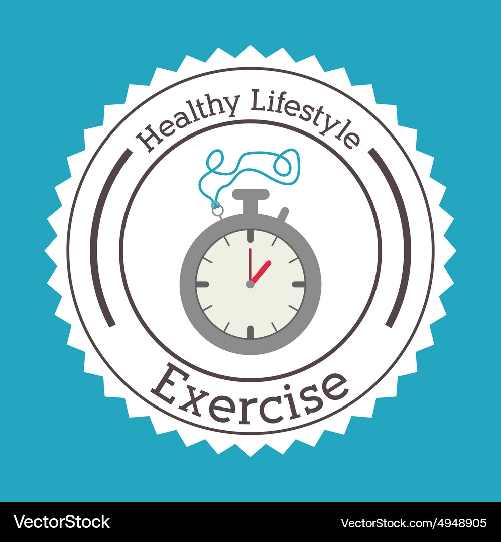 Healthy lifestyle design Royalty Free Vector Image