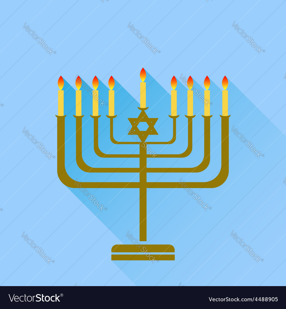 Menorah Royalty Free Vector Image - VectorStock