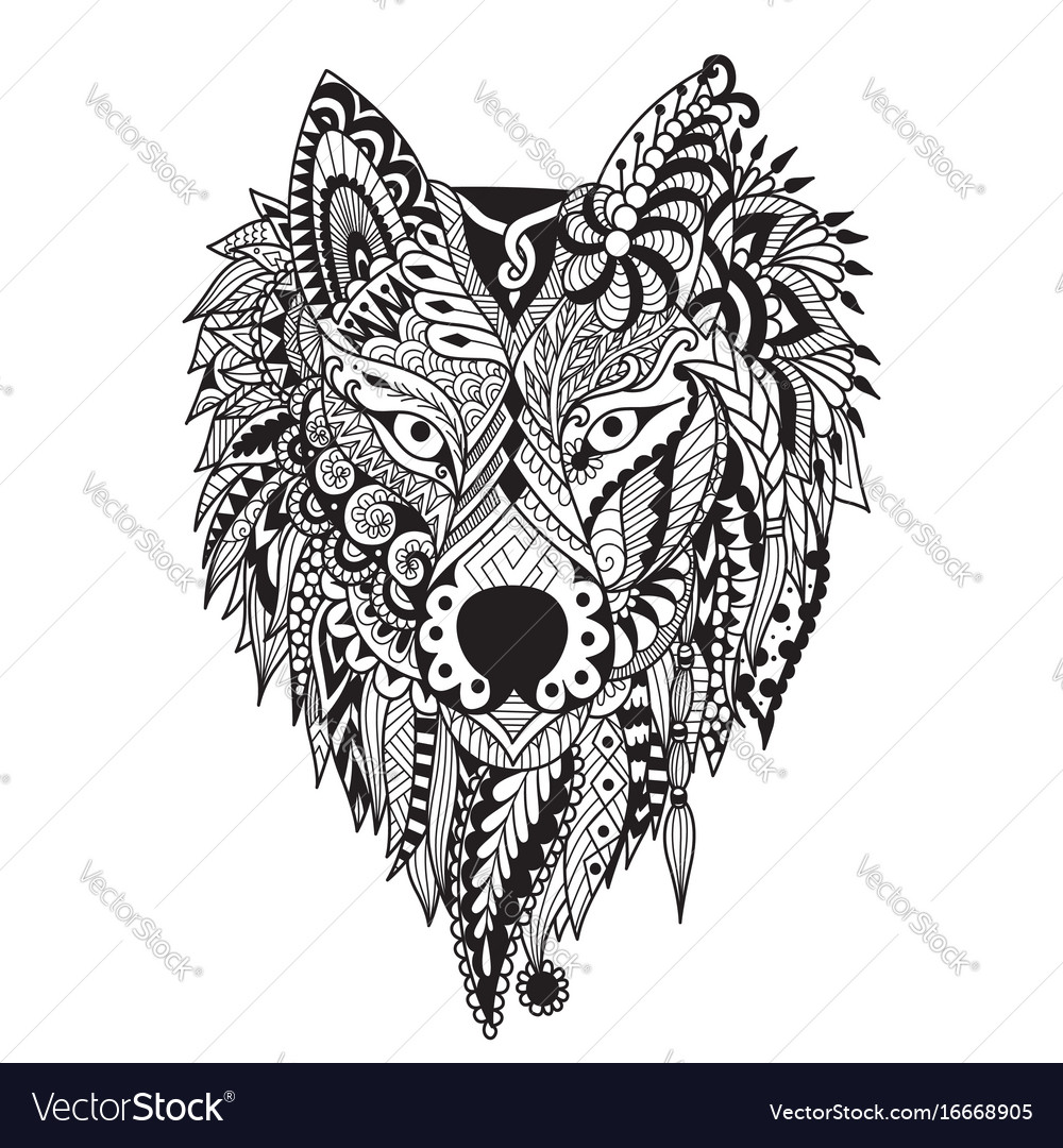 Wolf Royalty Free Vector Image - VectorStock