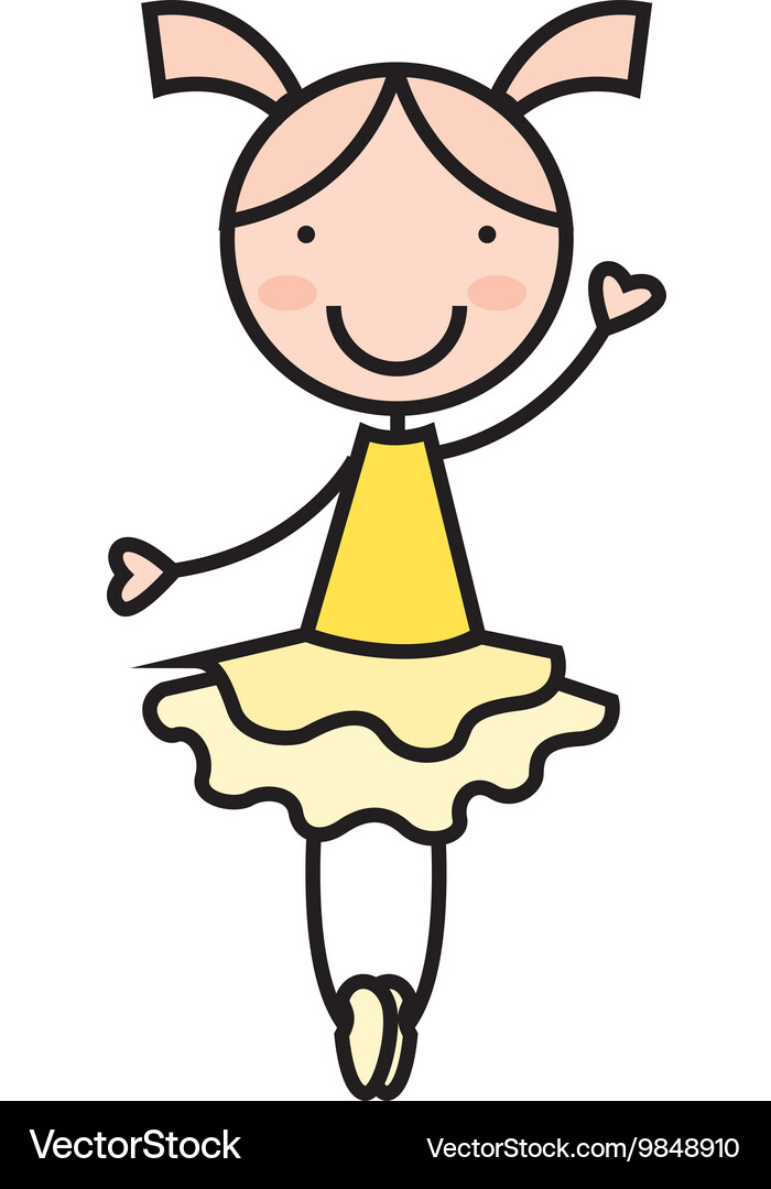 Cartoon girl icon Royalty Free Vector Image - VectorStock