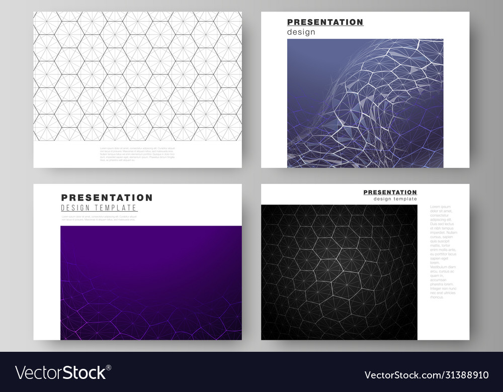 Layout presentation slides design Royalty Free Vector Image