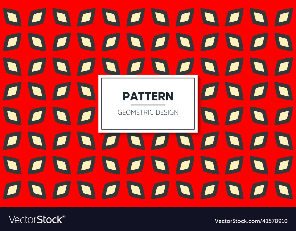 Seamless Pattern In Ethnic Style With Geometric Vector Image