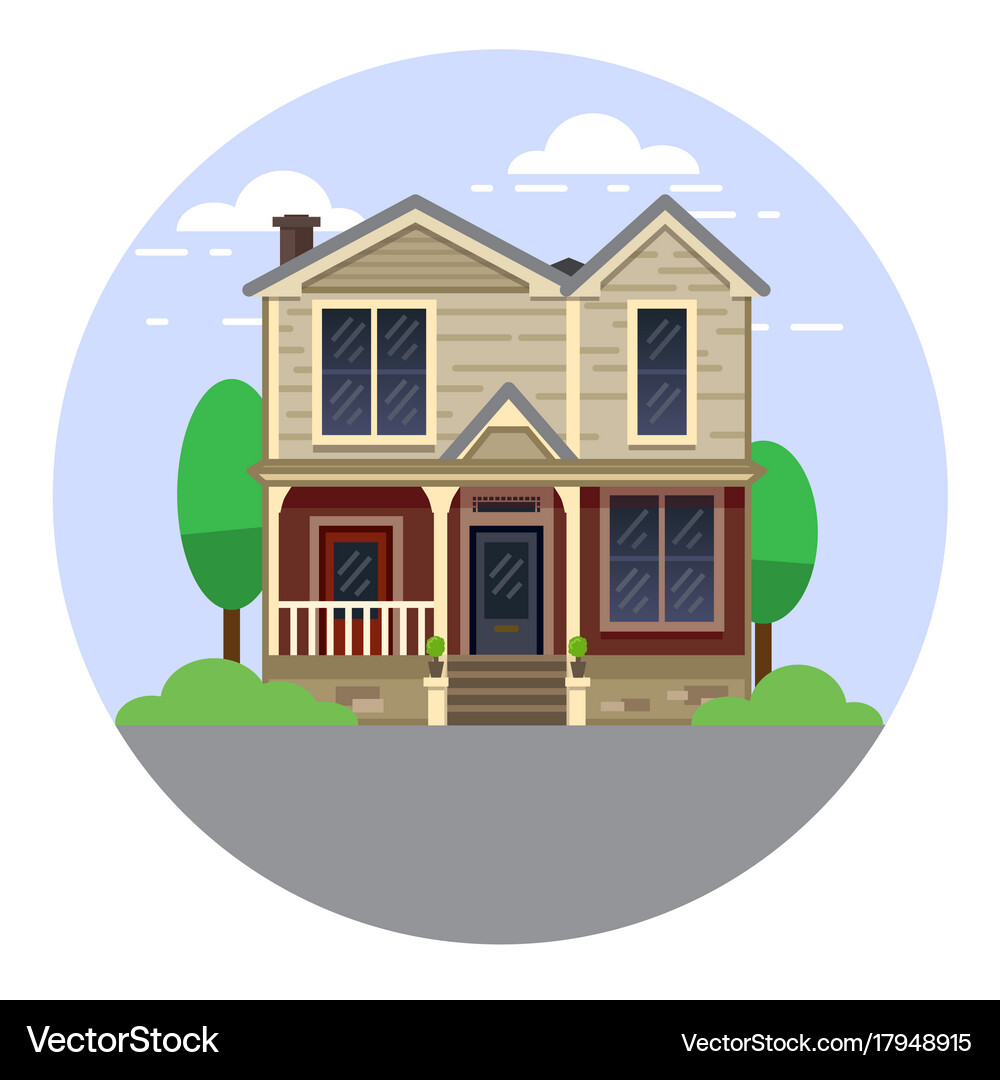 A hand drawn home sweet Royalty Free Vector Image