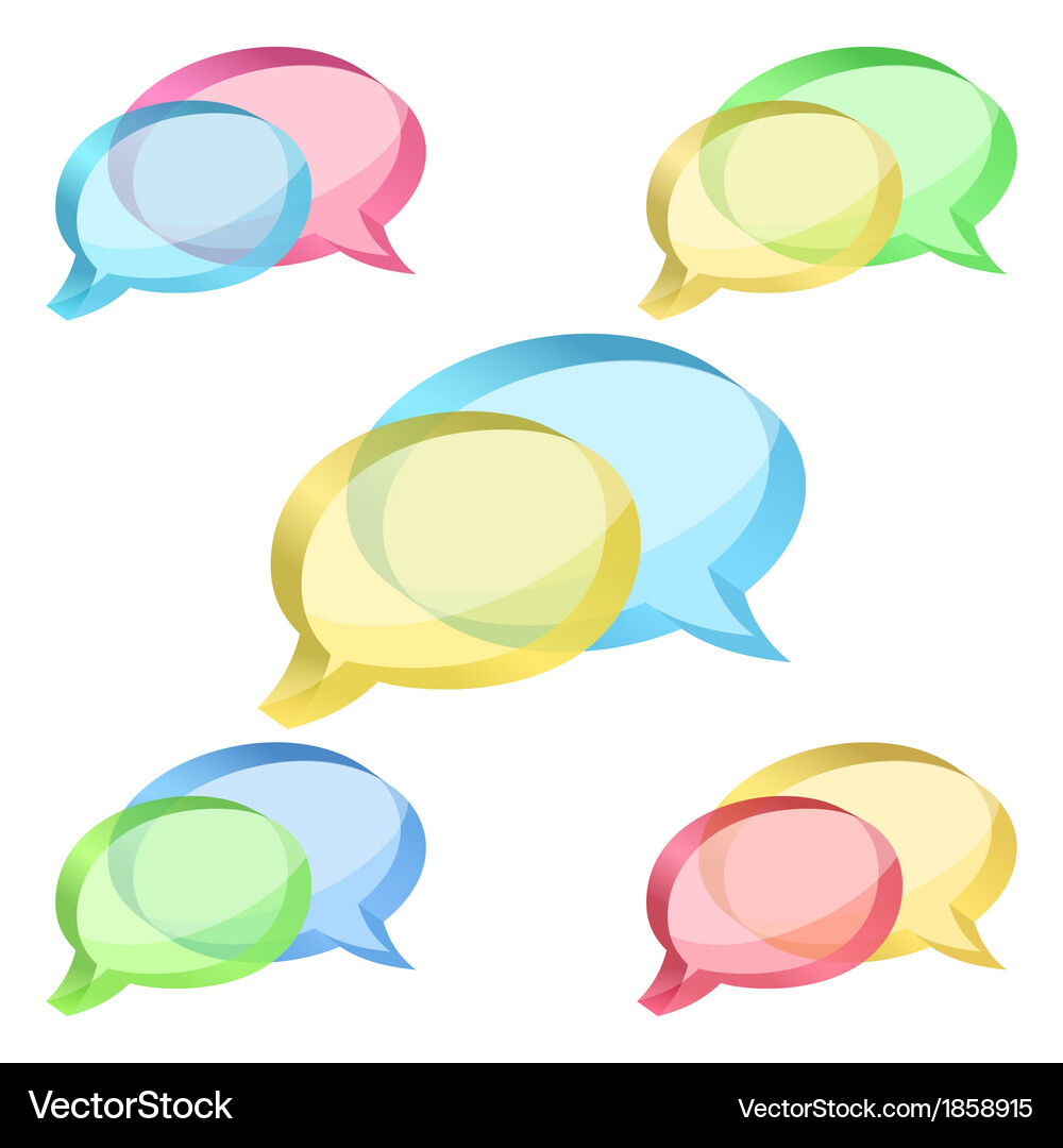 Blog icons 3d Royalty Free Vector Image - VectorStock