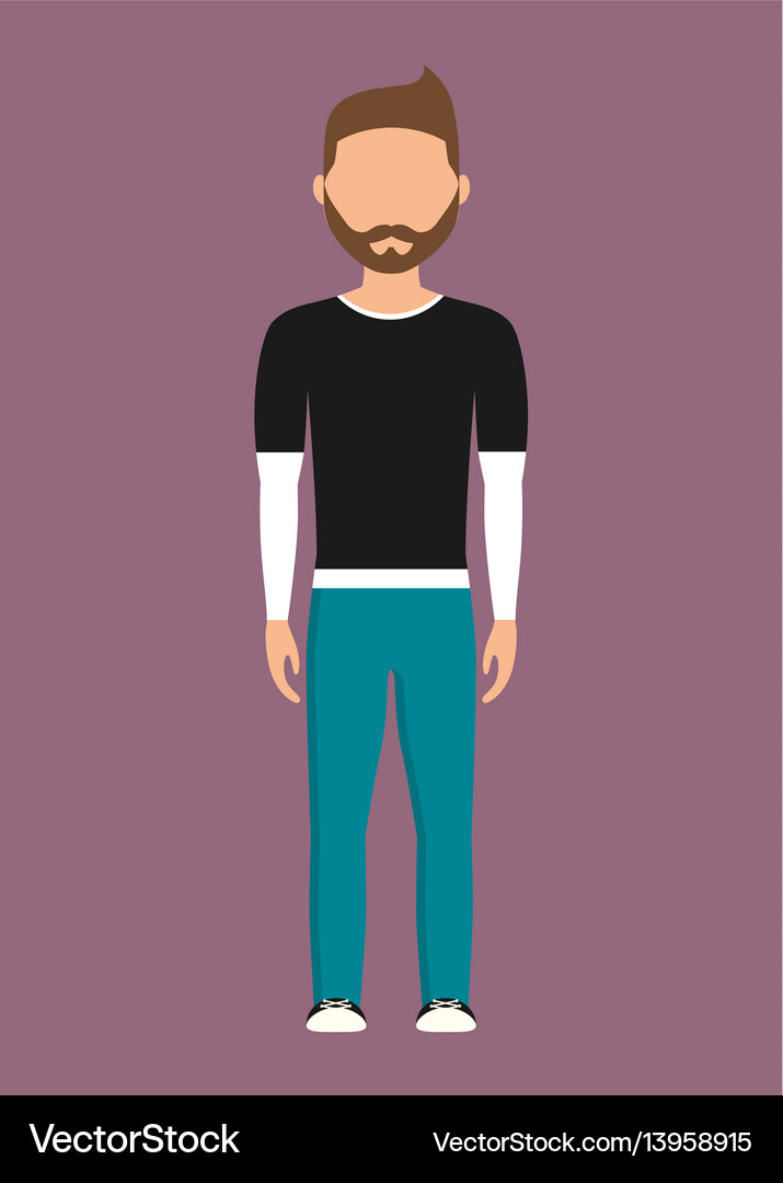 Man cartoon icon Royalty Free Vector Image - VectorStock