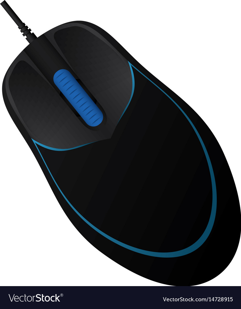 Mouse computer device Royalty Free Vector Image