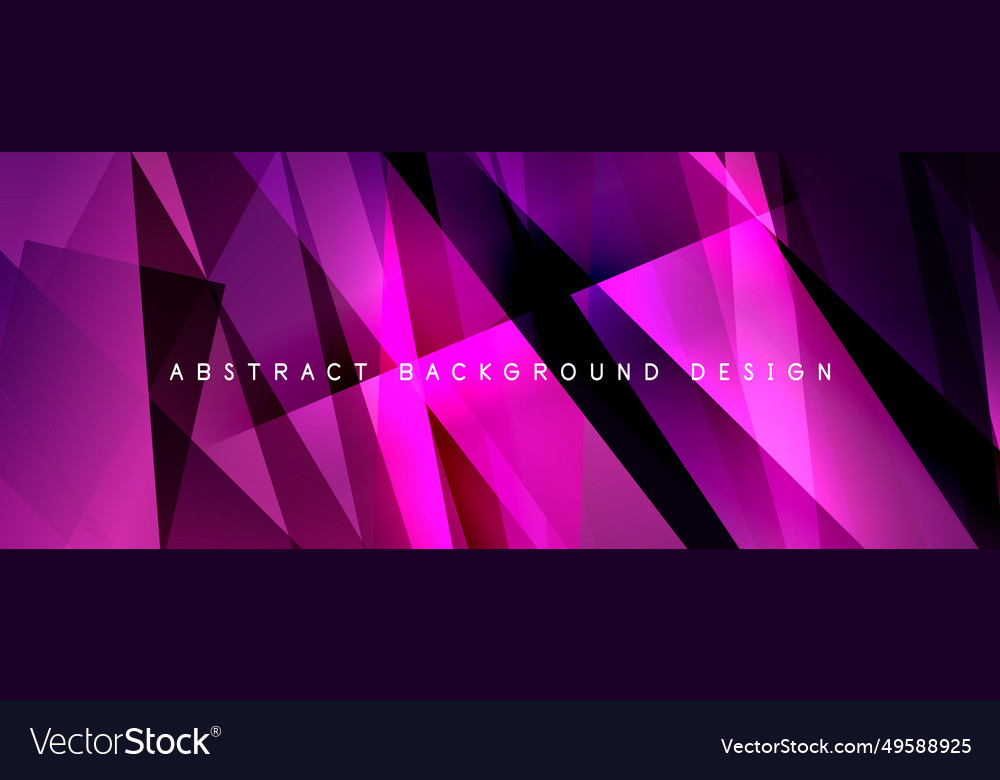 Breaking Glass Background Kaleidoscope Effect Vector Image