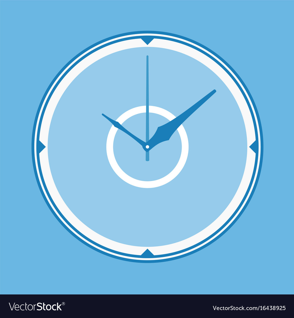 Clock time Royalty Free Vector Image - VectorStock