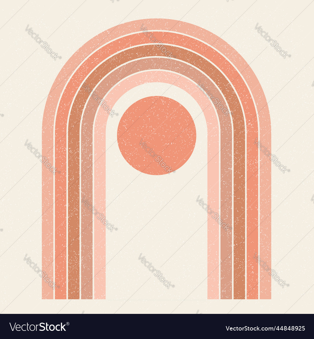 Rainbow gate Royalty Free Vector Image - VectorStock