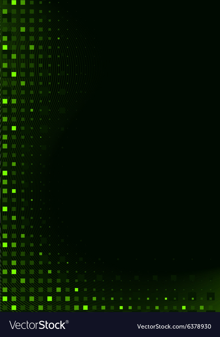 Green pixels background Royalty Free Vector Image