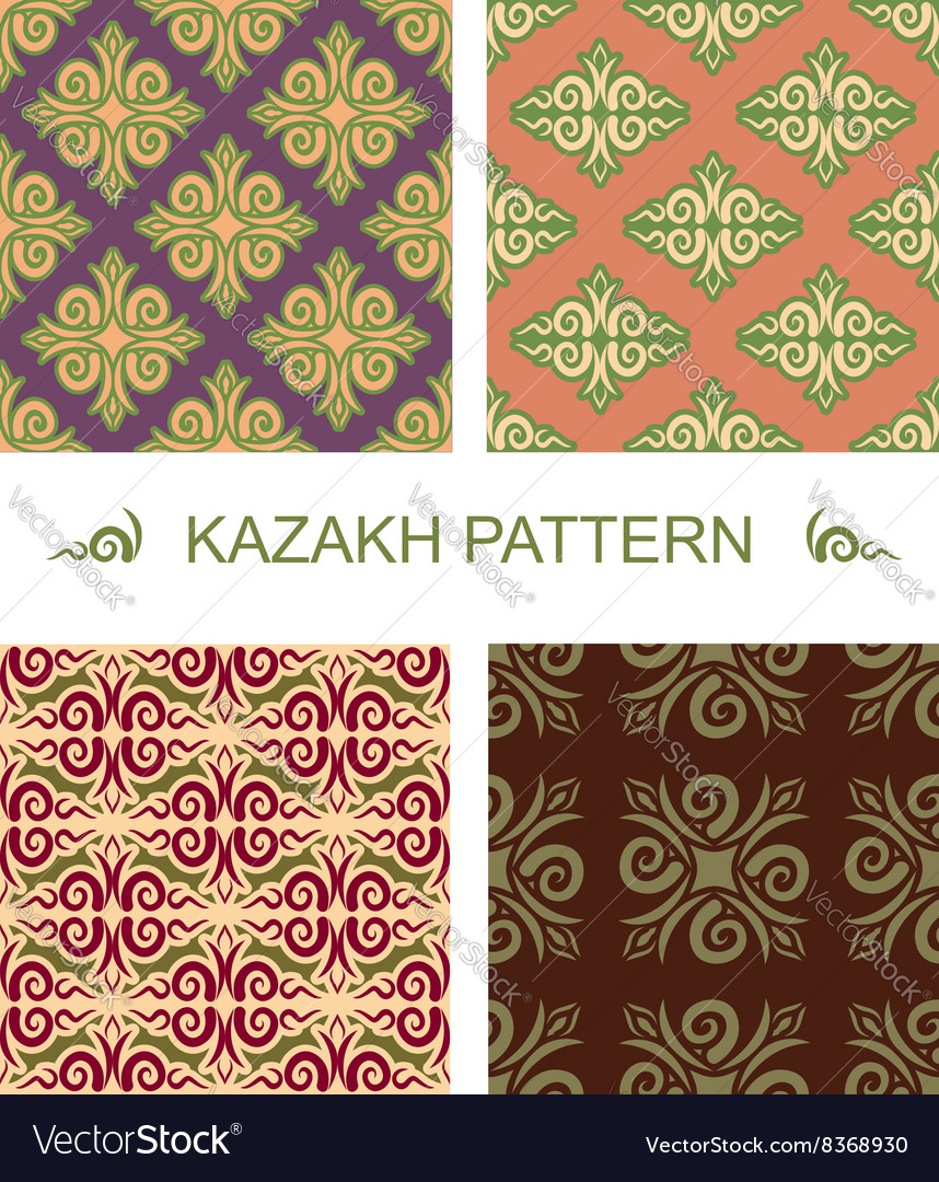 Kazakh pattern traditional national Royalty Free Vector Kazakh pattern traditional national Royalty Free Vector