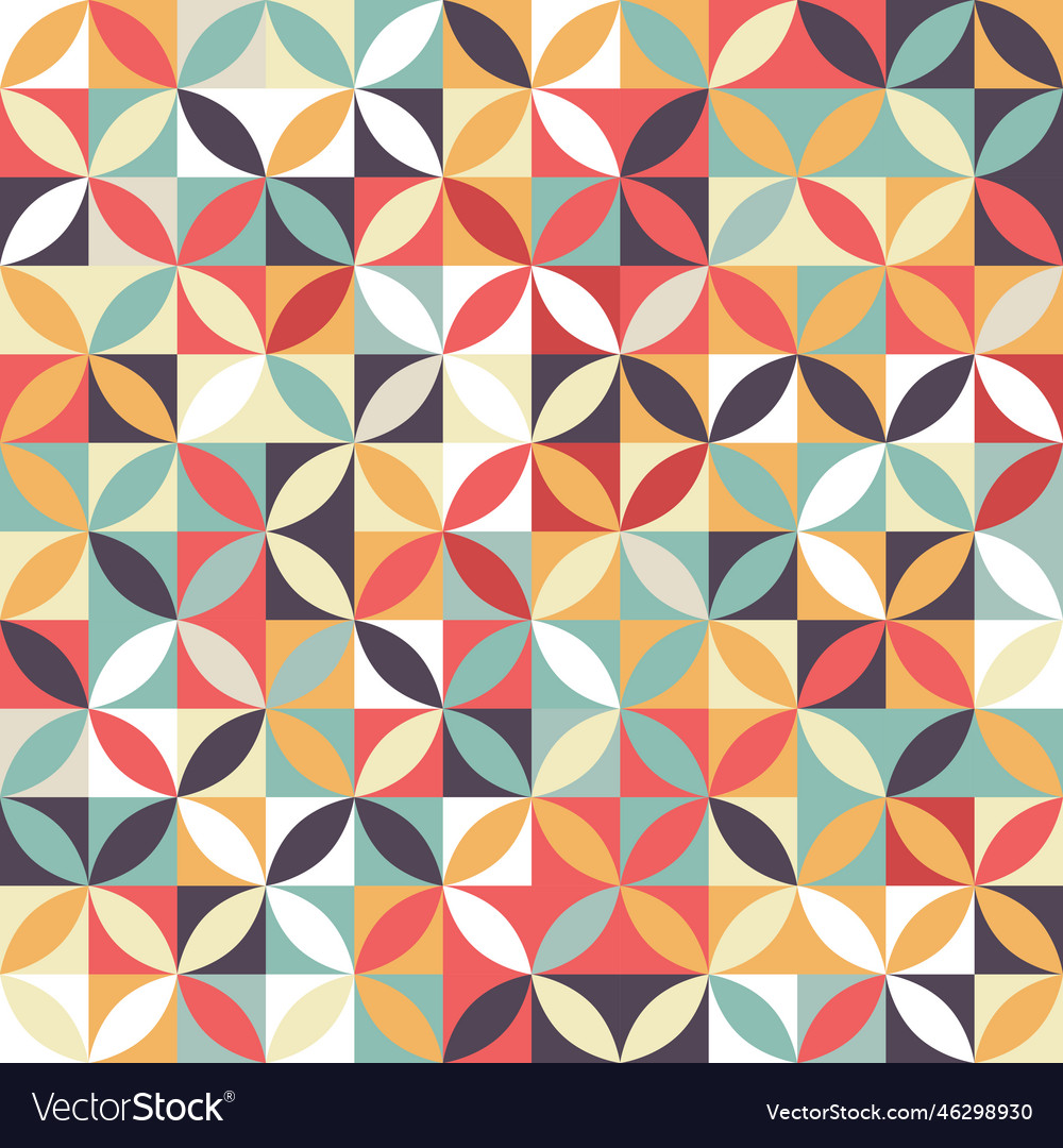 Retro styled pattern background design Royalty Free Vector