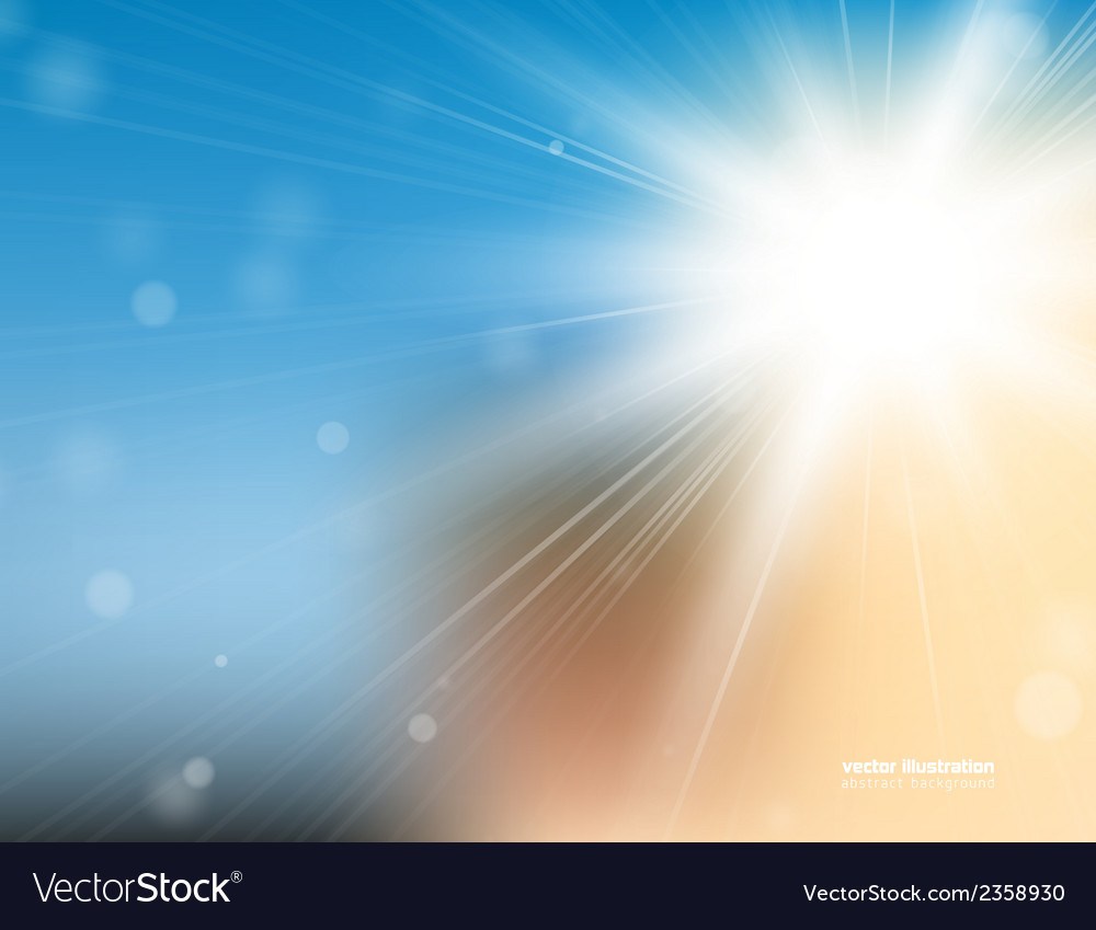 Sunlight background Royalty Free Vector Image - VectorStock