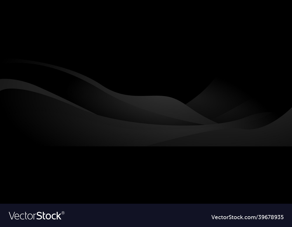 Abstract black background with gradient patterns Vector Image