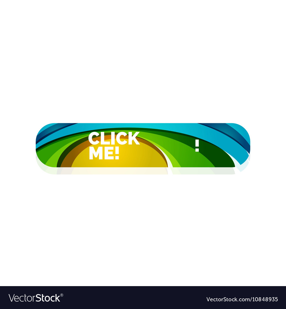 Abstract button template Royalty Free Vector Image