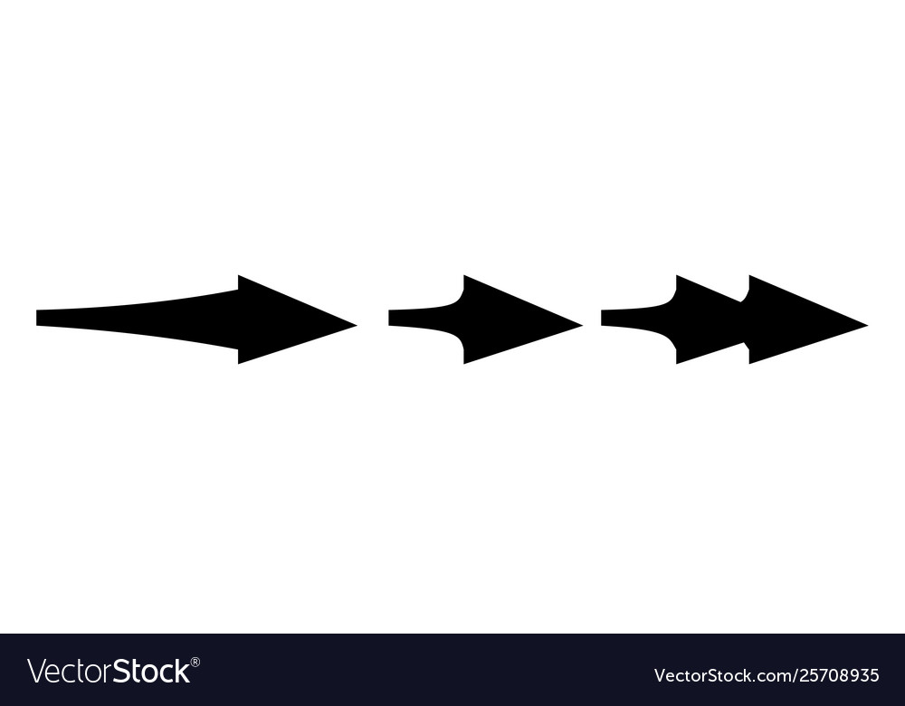 Set black arrows arrow icon Royalty Free Vector Image Set black arrows arrow icon Royalty Free Vector Image