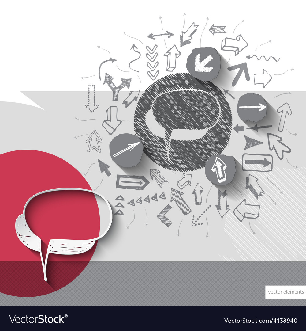 Hand drawn speech bubble icons Royalty Free Vector Image Hand drawn speech bubble icons Royalty Free Vector Image