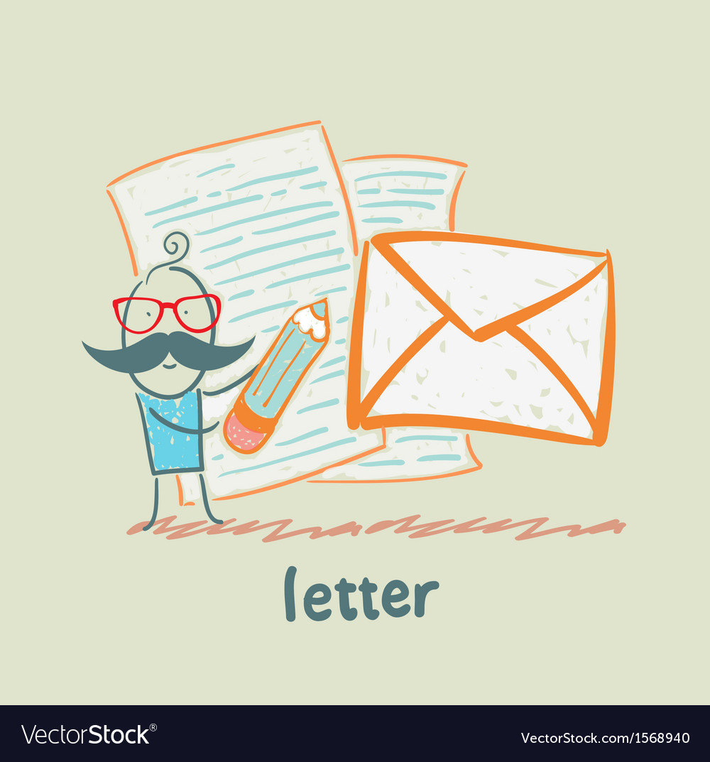 Letter Royalty Free Vector Image - VectorStock