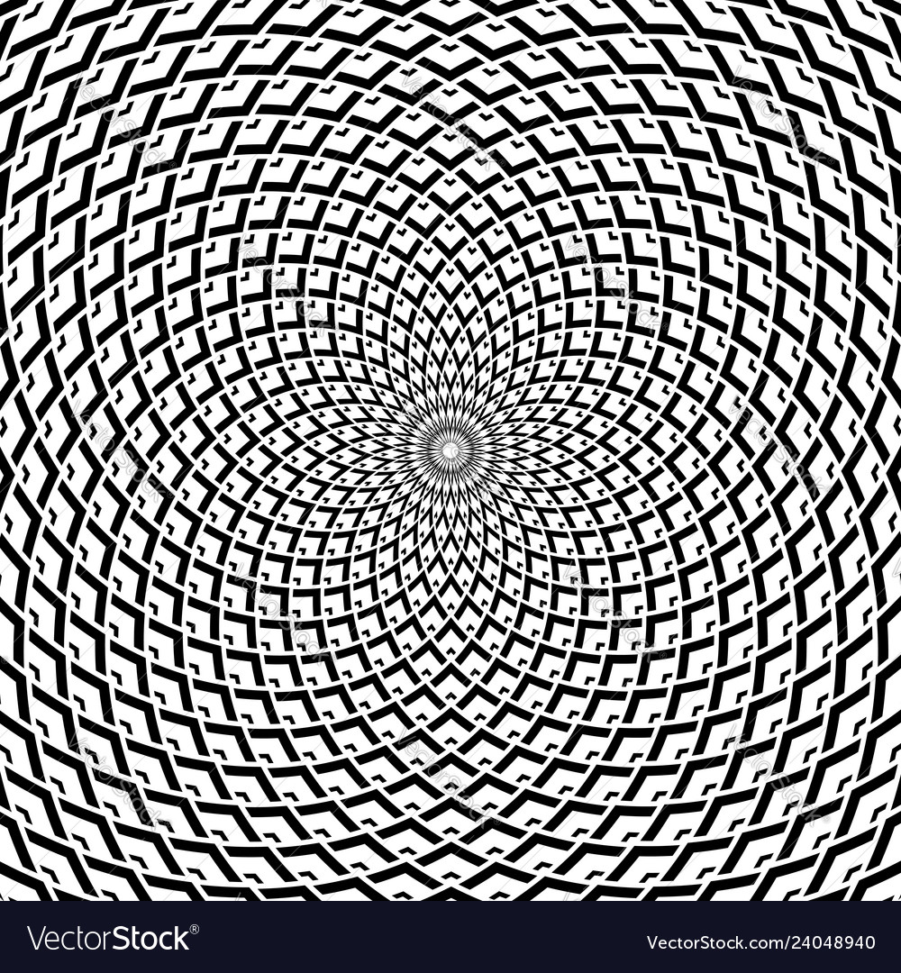 Op art pattern Royalty Free Vector Image - VectorStock