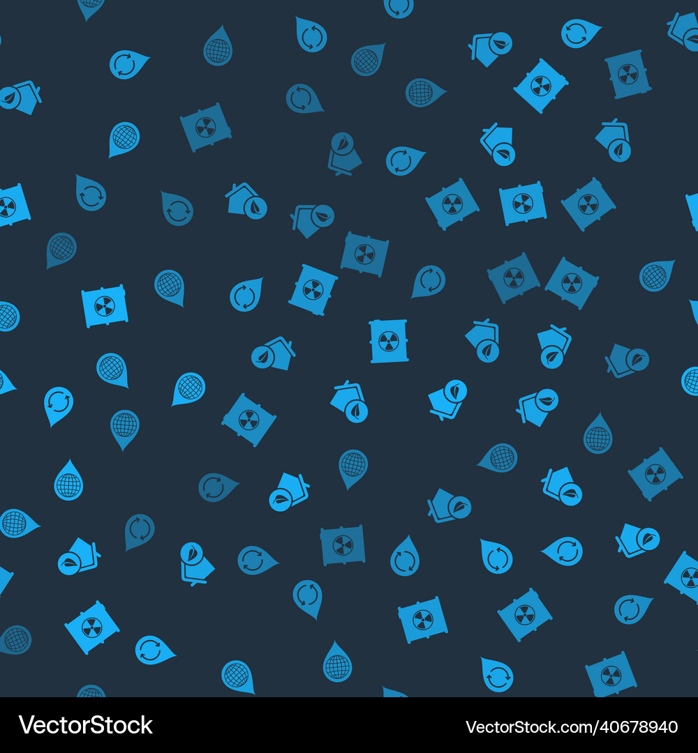 Set recycle clean aqua eco friendly house Vector Image