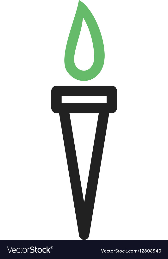 Torch Royalty Free Vector Image - VectorStock
