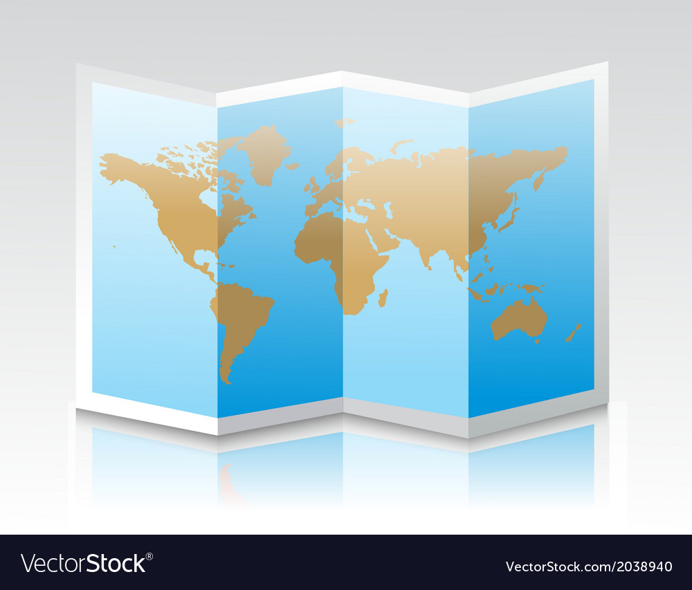 World map Royalty Free Vector Image - VectorStock