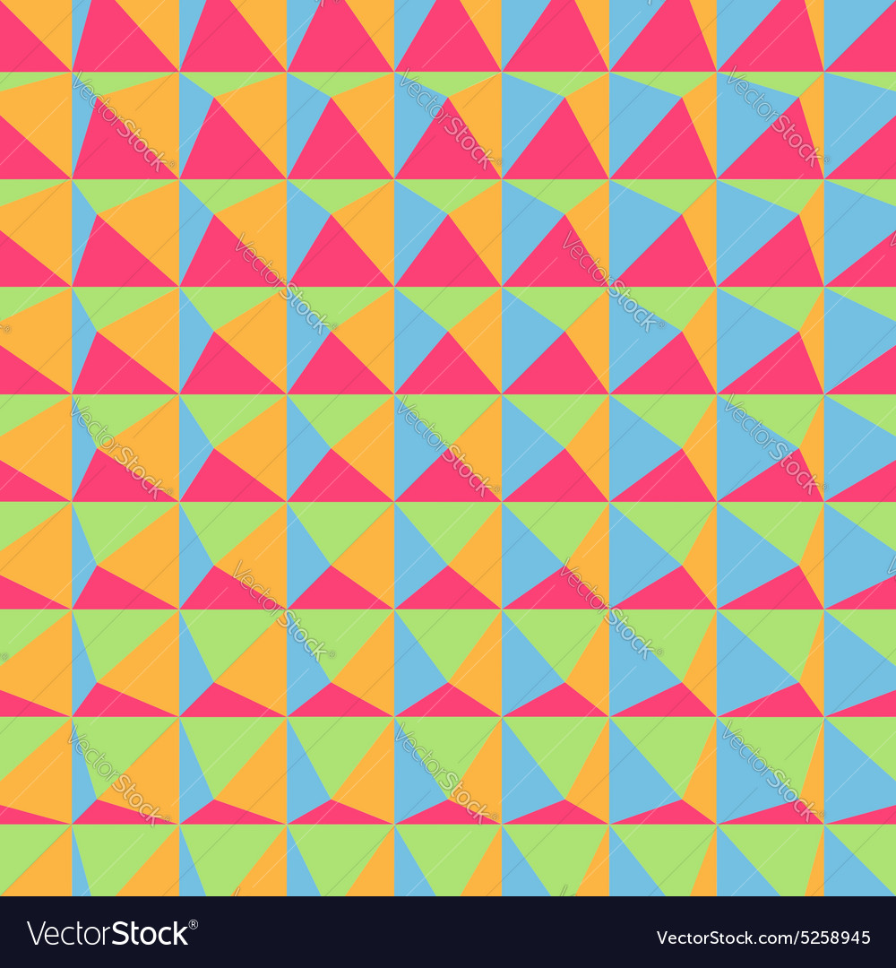 Abstract 3d geometric pattern polygonal Royalty Free Vector