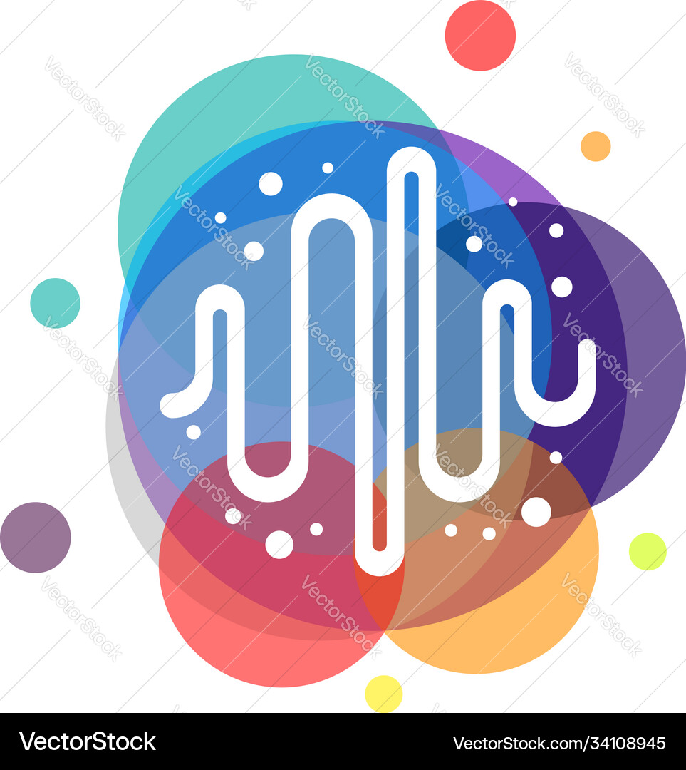 Colorful pulse logo heartbeat designs Royalty Free Vector