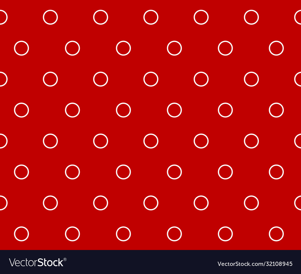 Red polka dot pattern background Royalty Free Vector Image