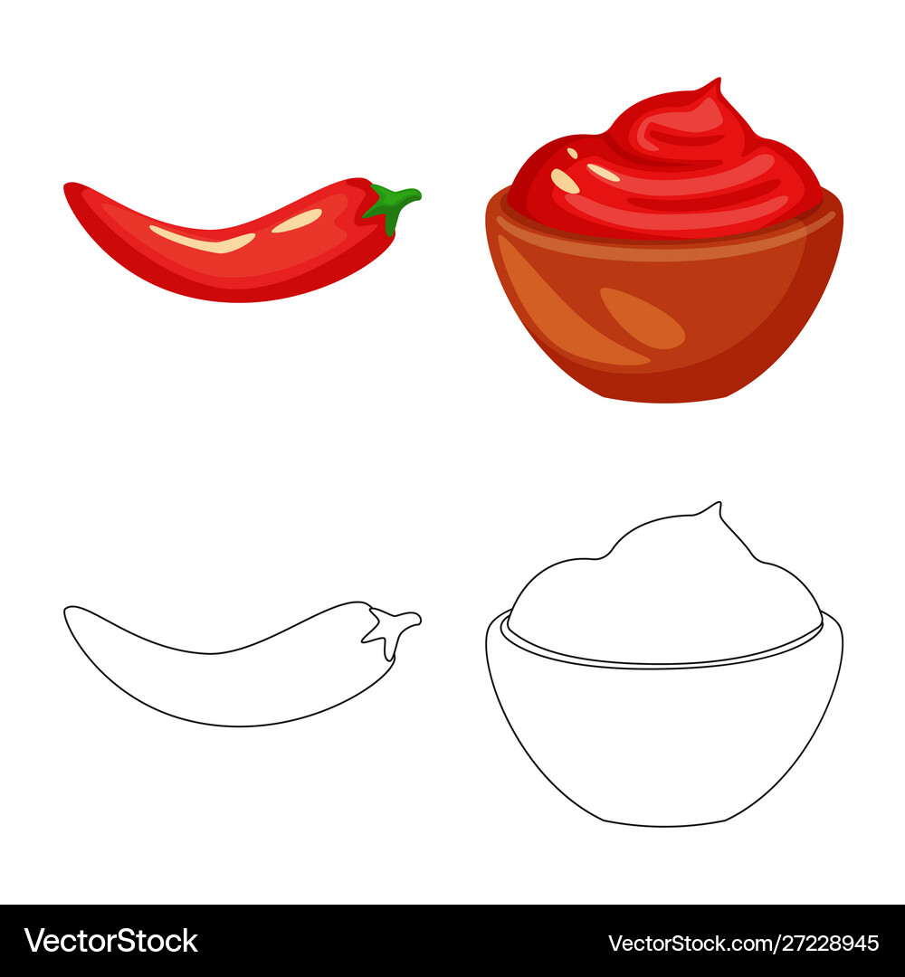 Taste and product symbol Royalty Free Vector Image