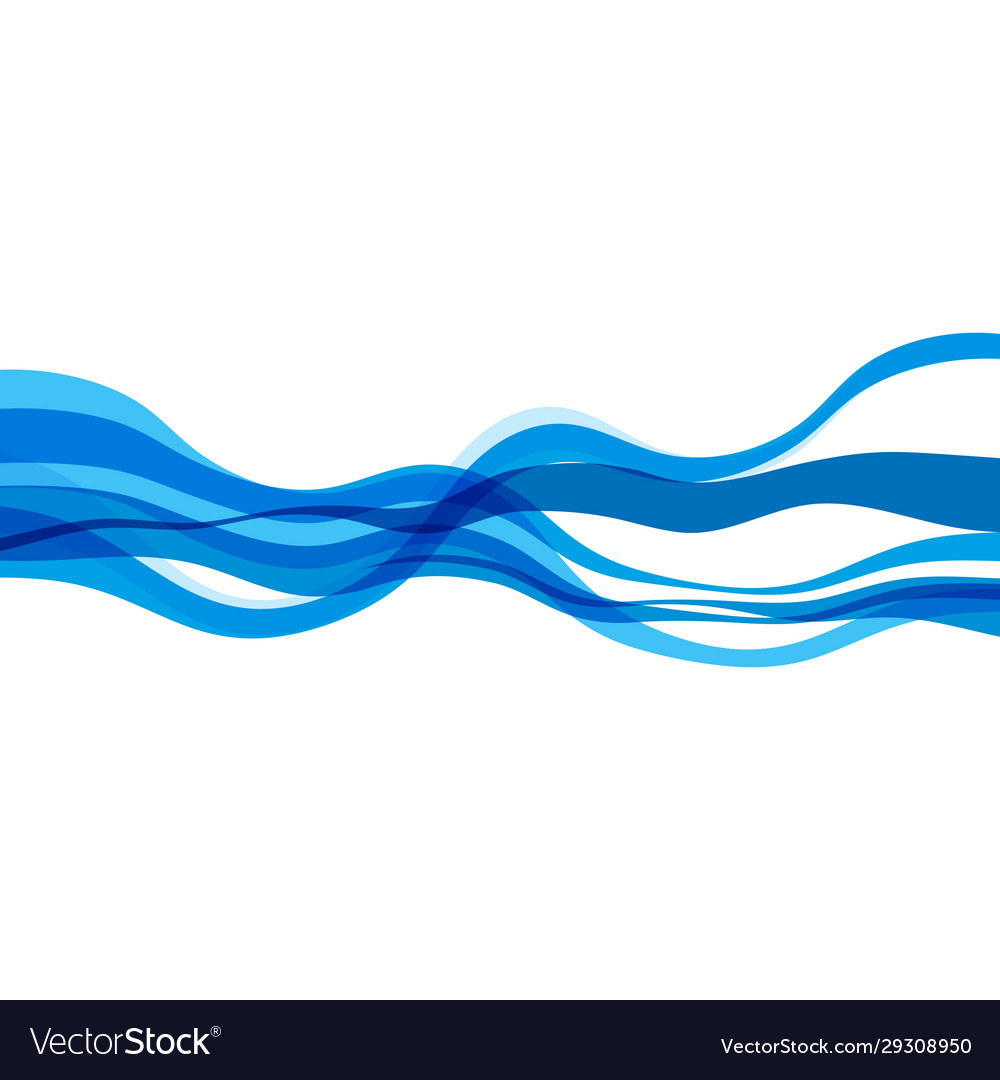 Abstract Water Waves Background Royalty Free Vector Image