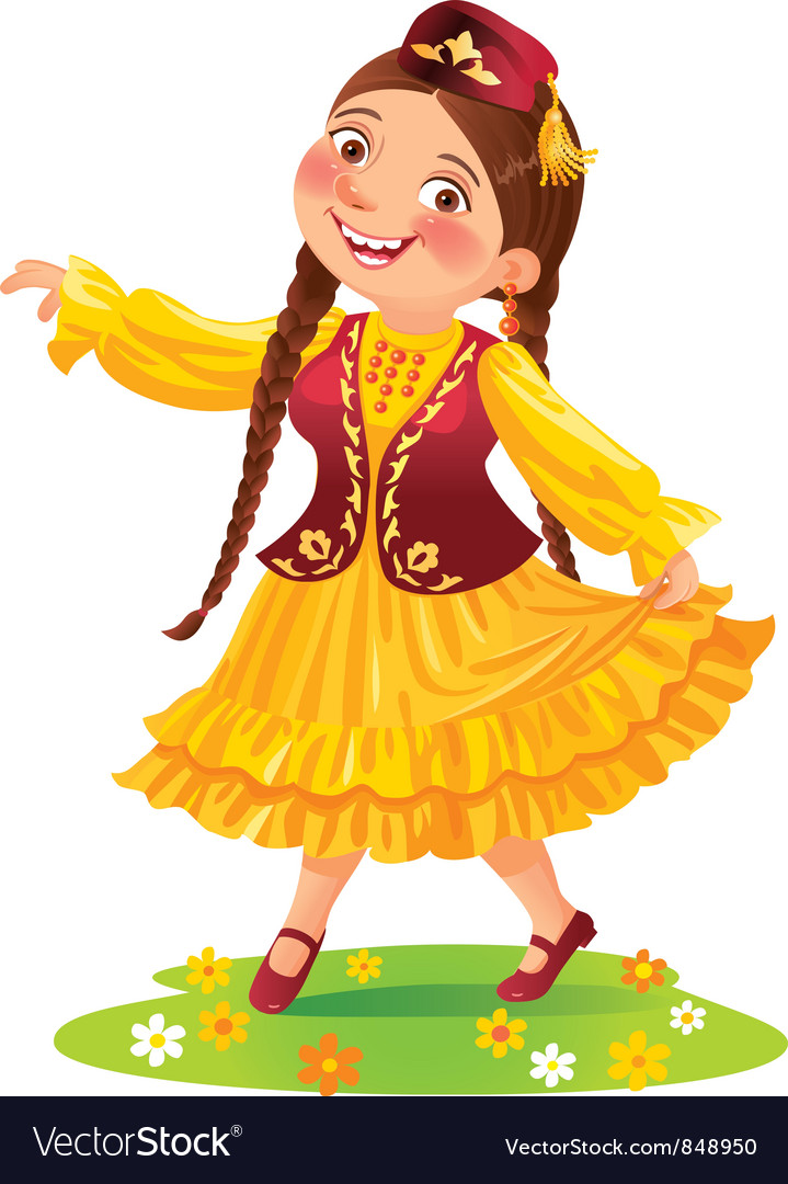 Dancing tatar Royalty Free Vector Image - VectorStock