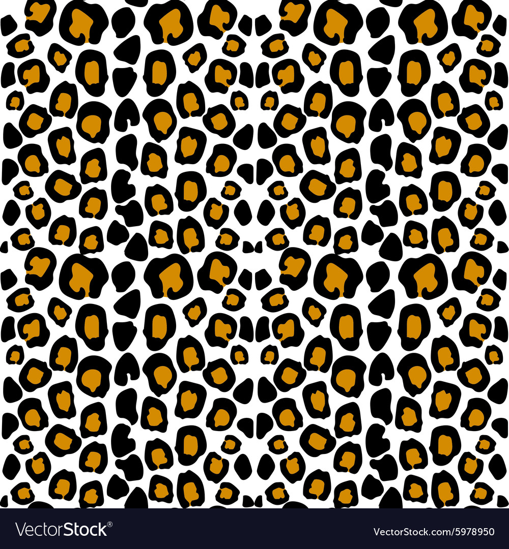 Leopard pattern Royalty Free Vector Image - VectorStock