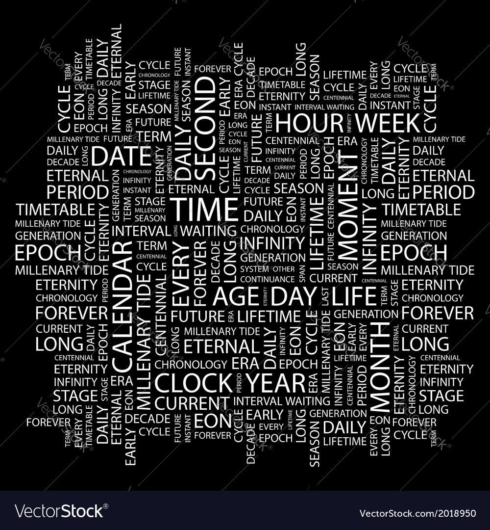 Time Royalty Free Vector Image - VectorStock