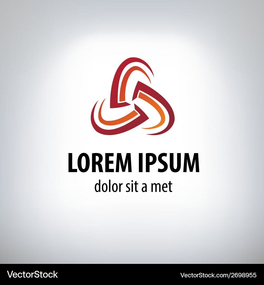 Abstract logo design template Royalty Free Vector Image