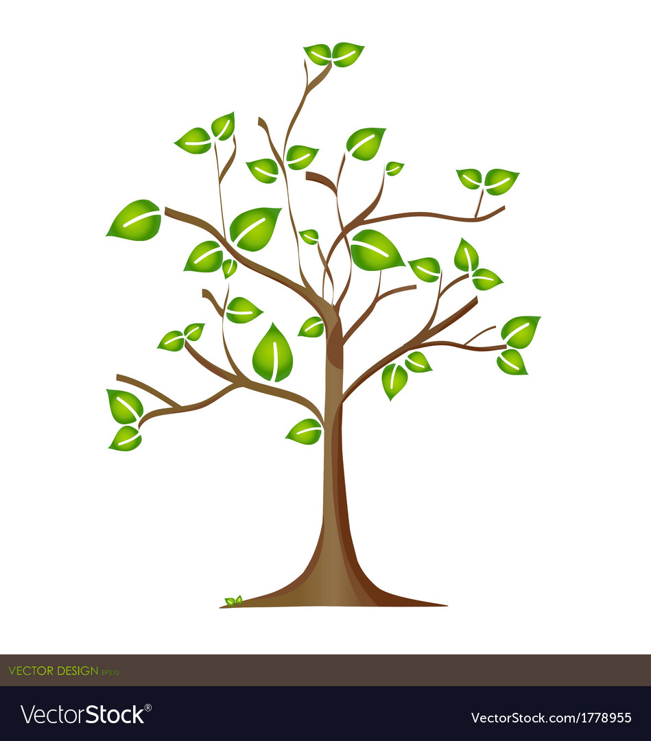 Abstract tree Royalty Free Vector Image - VectorStock