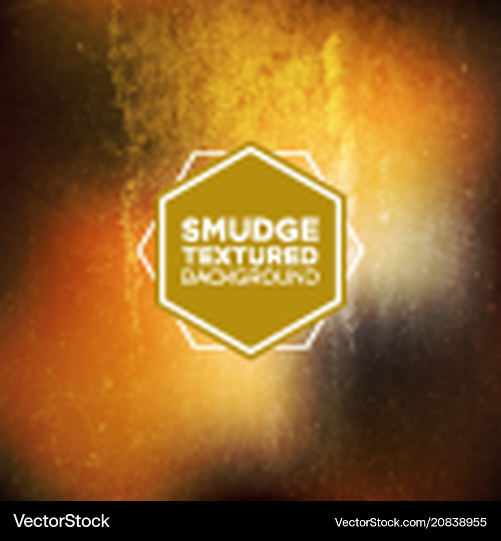 Bronze grunge background in smudged texture Vector Image
