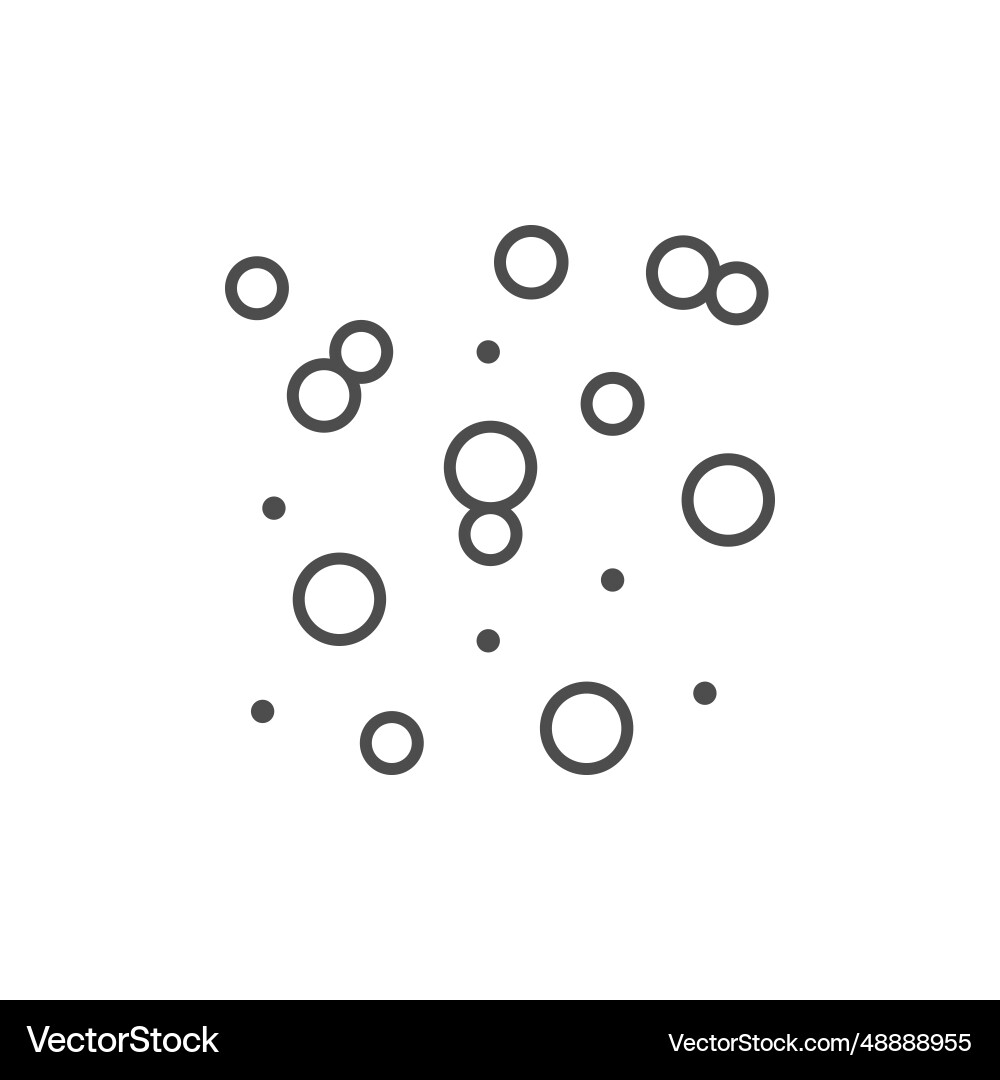 Chickenpox or skin disease icon Royalty Free Vector Image