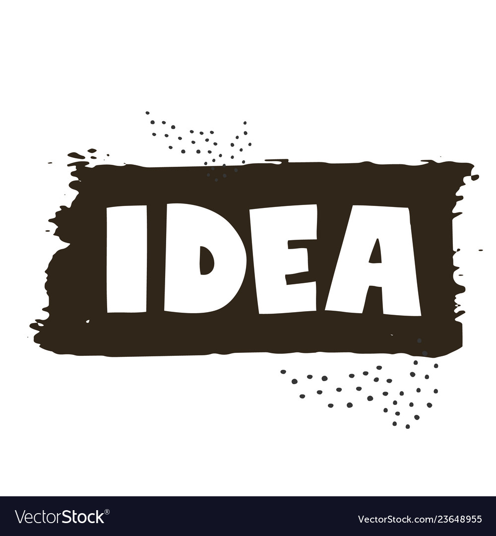Idea Royalty Free Vector Image - VectorStock