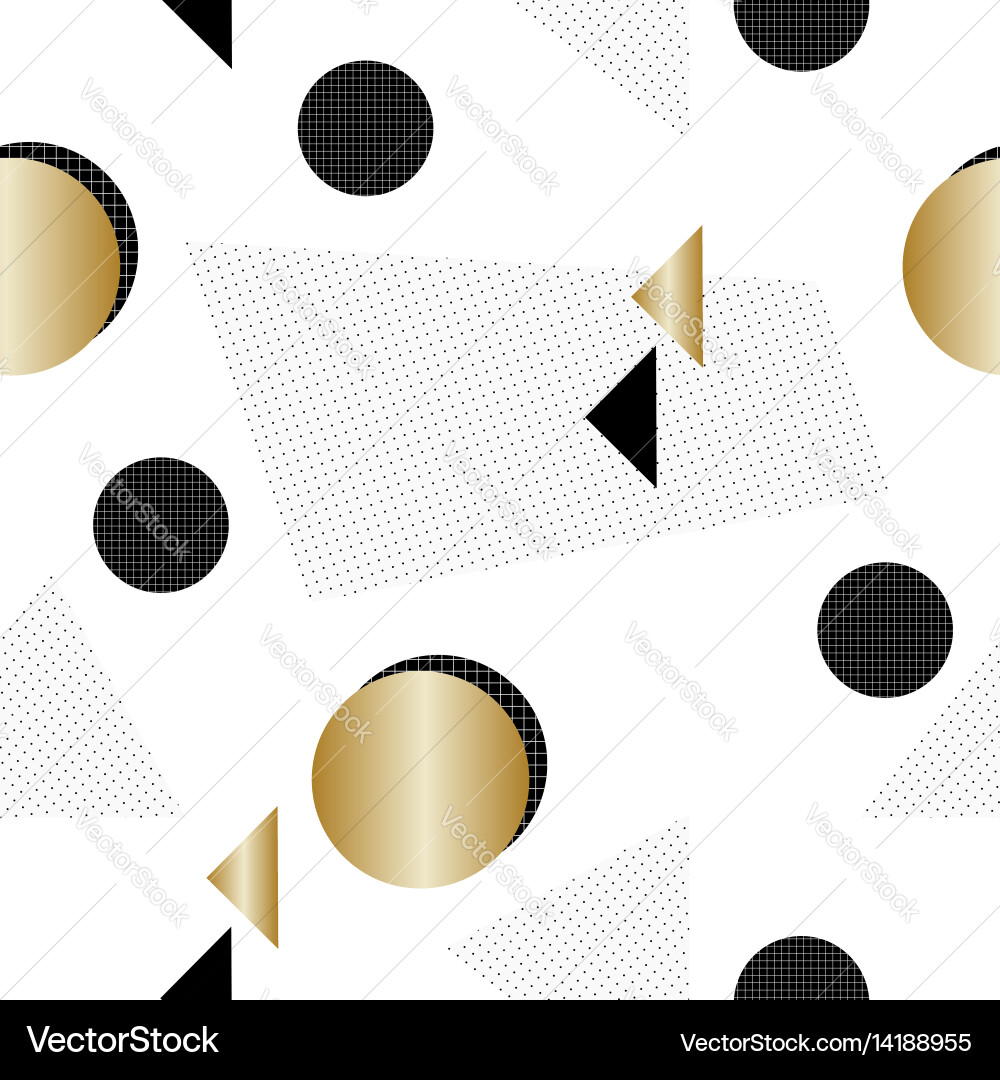 Retro geometric pattern Royalty Free Vector Image