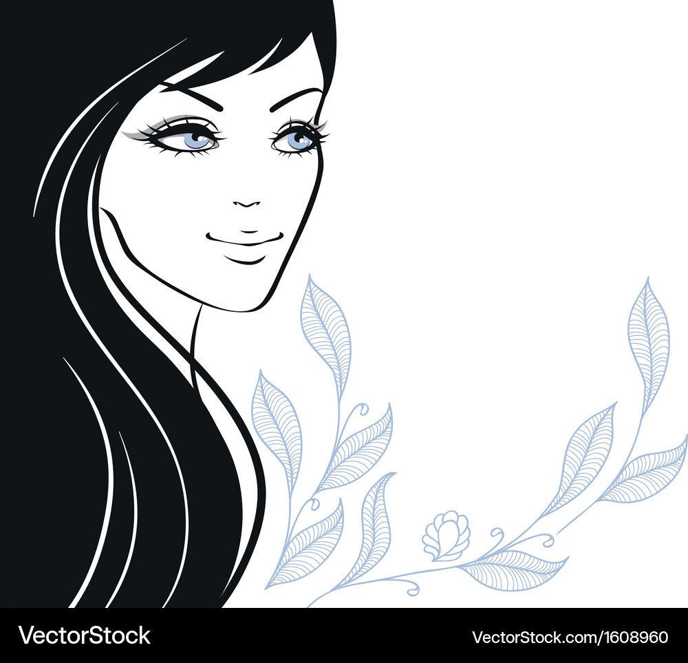 Beautiful woman Royalty Free Vector Image - VectorStock