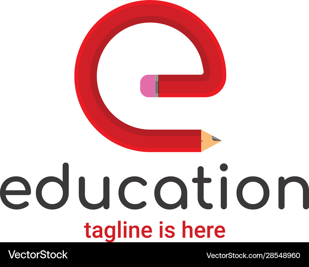 Education logo Royalty Free Vector Image - VectorStock