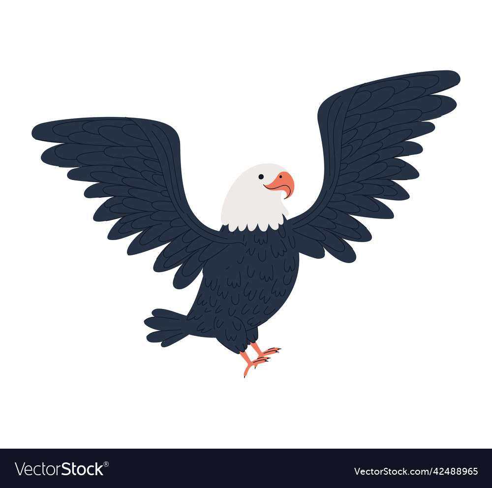 Bald eagle design Royalty Free Vector Image - VectorStock
