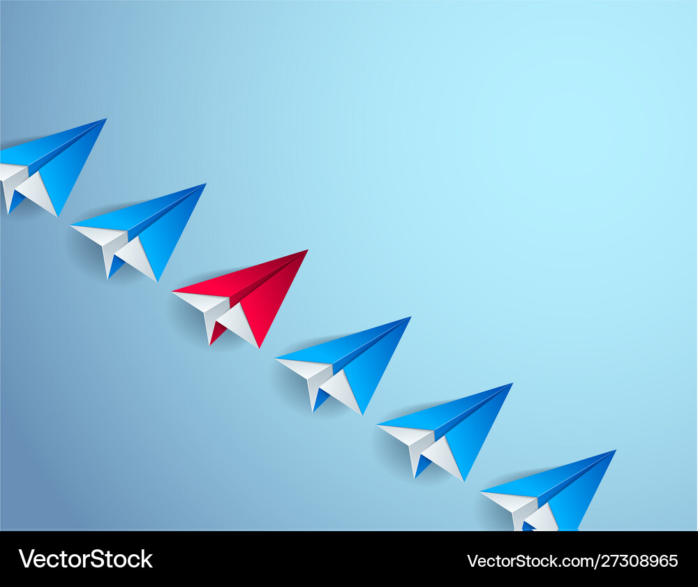Be special leader outstanding and stand out Vector Image