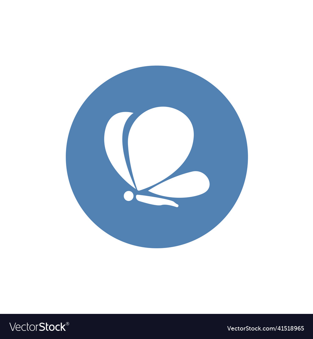 Butterfly icon symbol premium quality isolated Vector Image