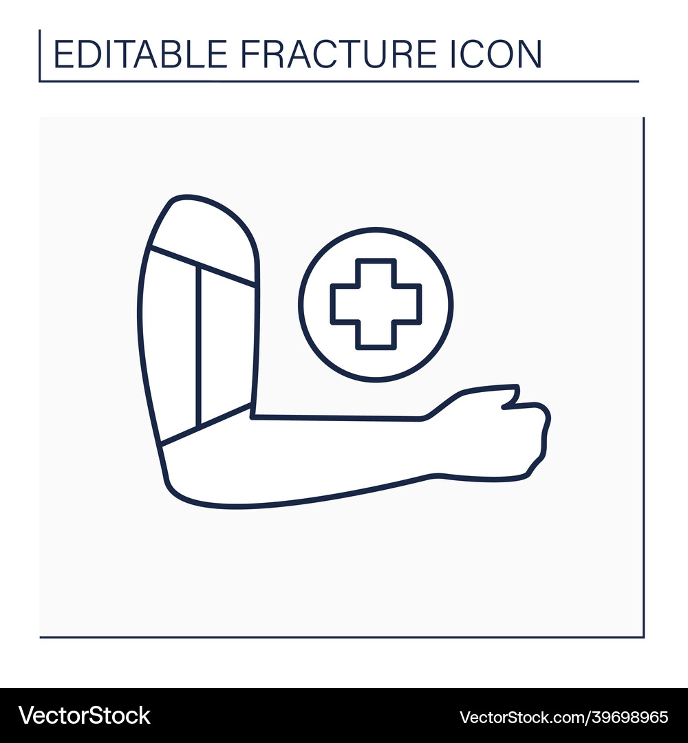 Nonsurgical treatment line icon Royalty Free Vector Image