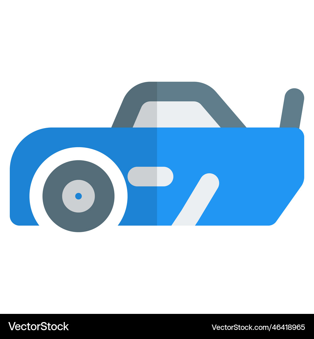 Prototype of high speed racing car Royalty Free Vector Image