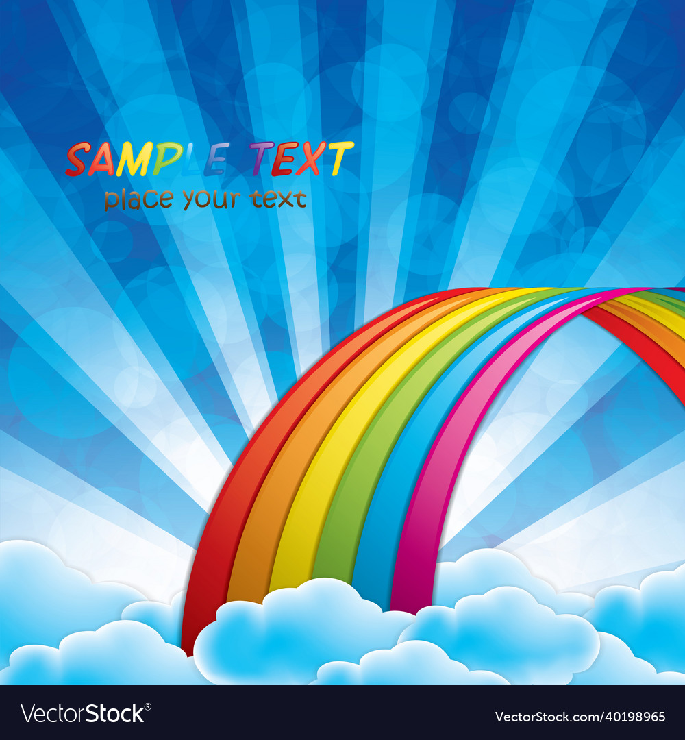 Rainbow Royalty Free Vector Image - VectorStock