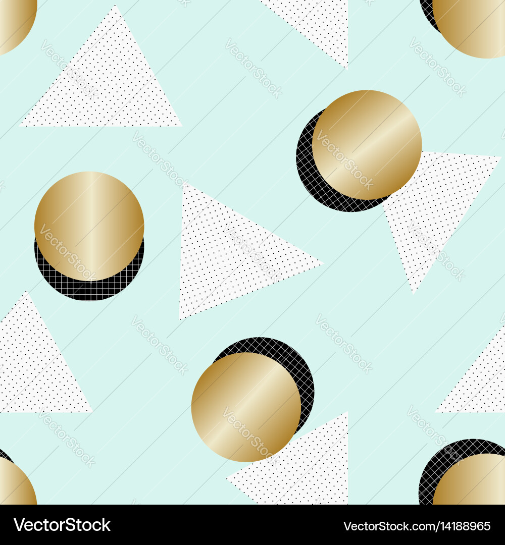 Retro geometric pattern Royalty Free Vector Image
